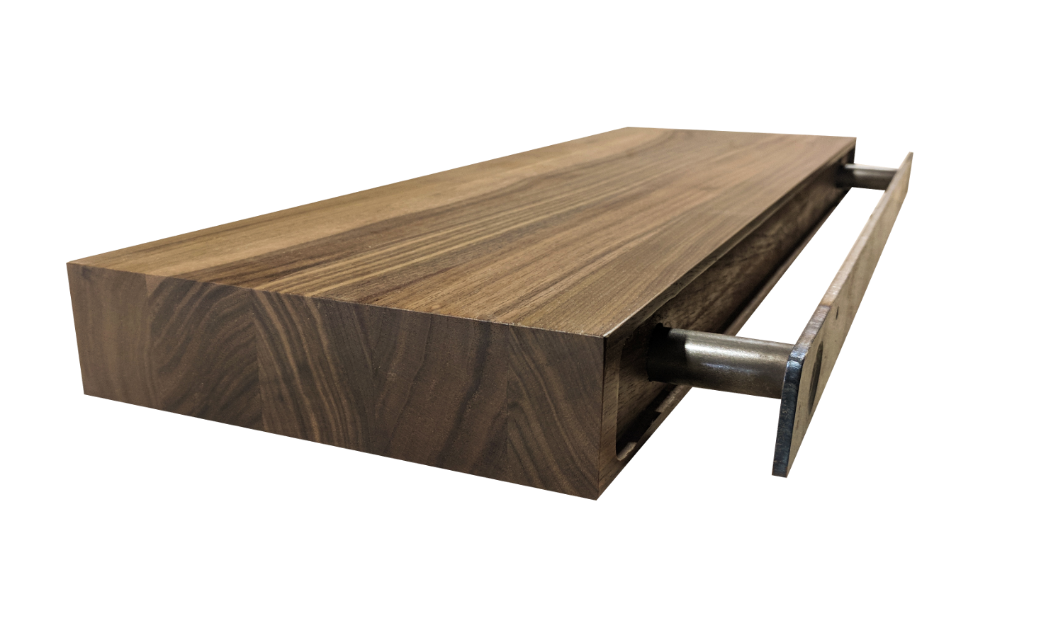 Floating Shelves Custom Butcher Block Shelves Walnut Wood Works